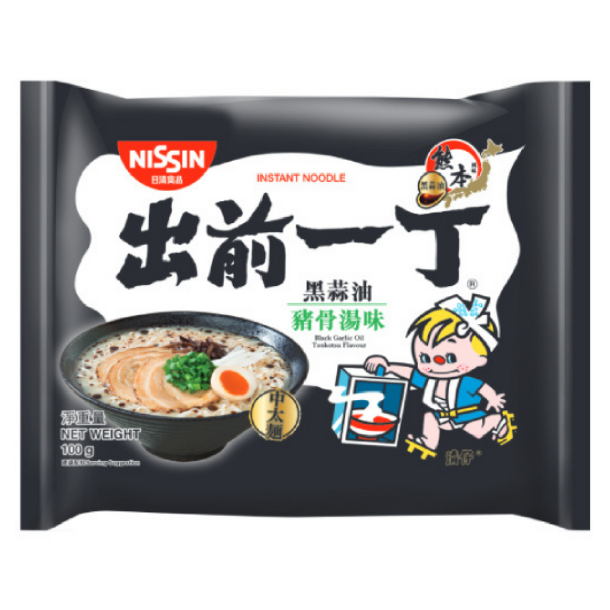 Nissin Black Garlic Oil Tonkotsu Ramen – Ramen Crate NZ
