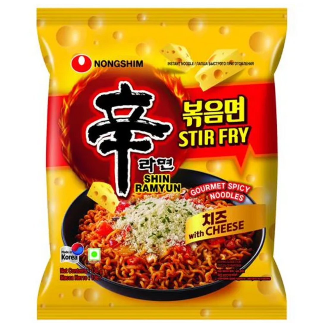 Nongshim Shin Ramyun With Cheese Stir Fry Ramen Box – Ramen Crate NZ