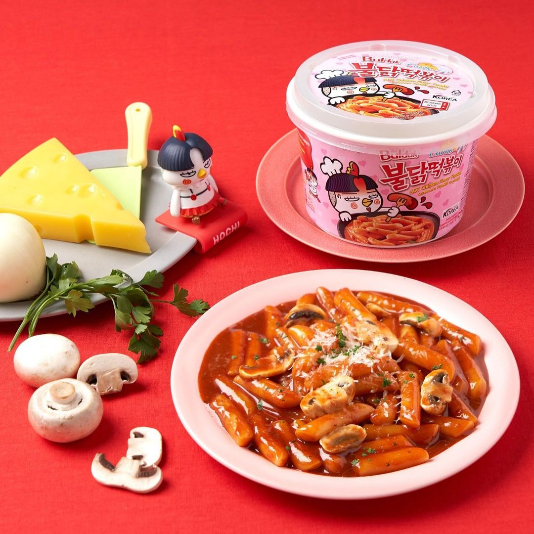 Samyang Carbonara Buldak Hot Chicken Topokki Cup Box – Ramen Crate NZ