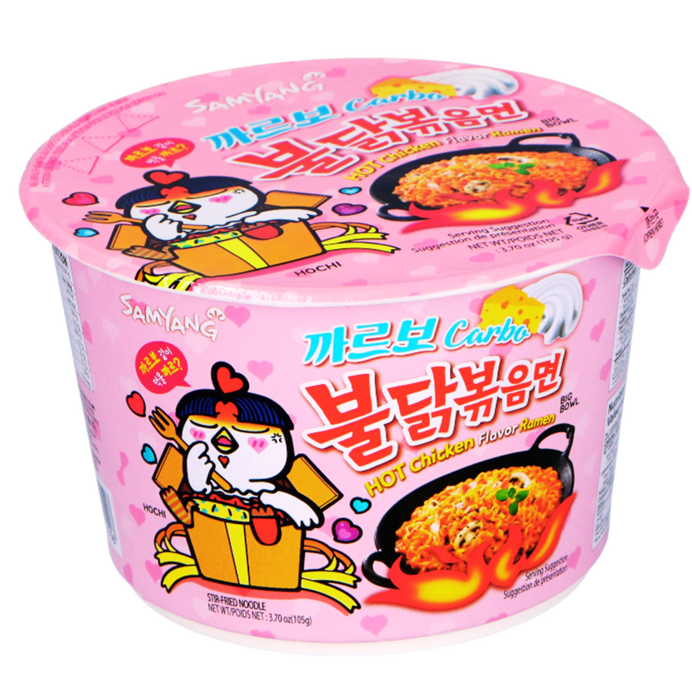 Samyang Carbonara Buldak Hot Chicken Ramen Cup Box – Ramen Crate NZ